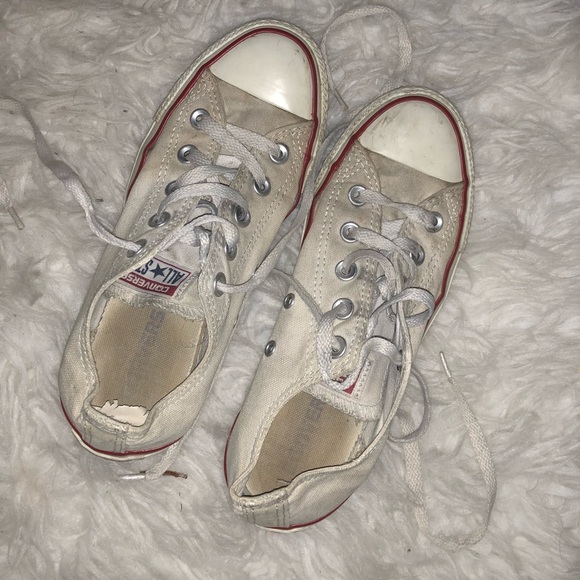 Converse | Shoes | White Converse Chuck Taylor All Star Low Top | Poshmark